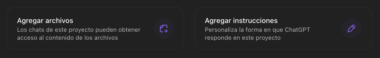 Función de Proyectos en ChatGPT: Mantén tus ideas organizadas